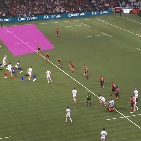 Distribution à partir de phases statiques – Système 1331 – Up Rugby